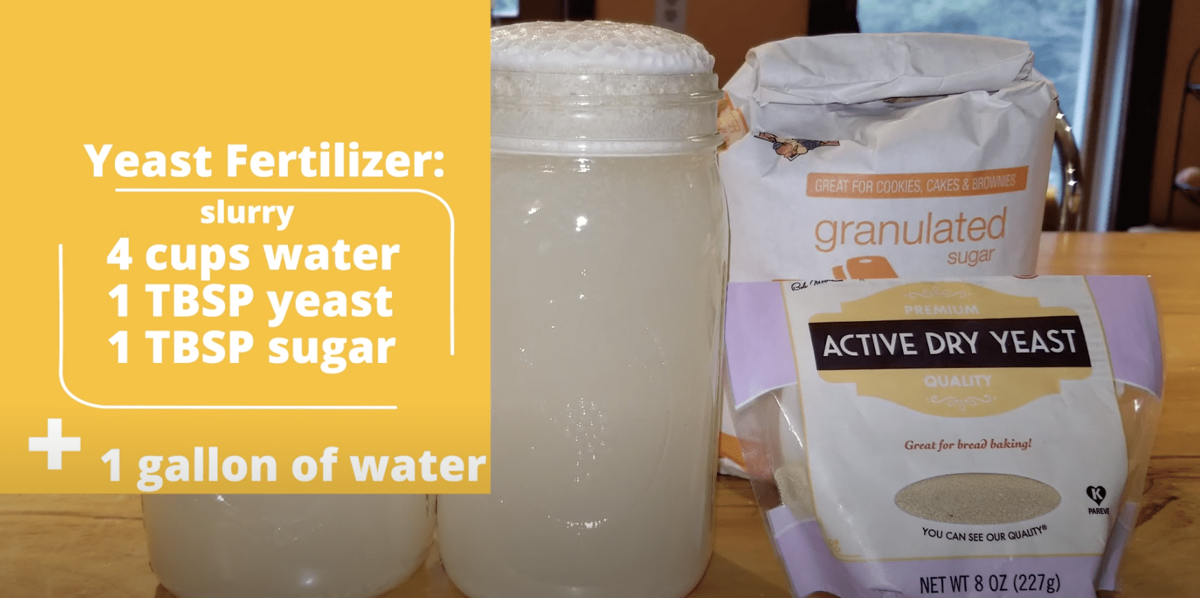 Yeast Fertilizer, an Organic Plant Grower! - Rustic Trails Texas LLC