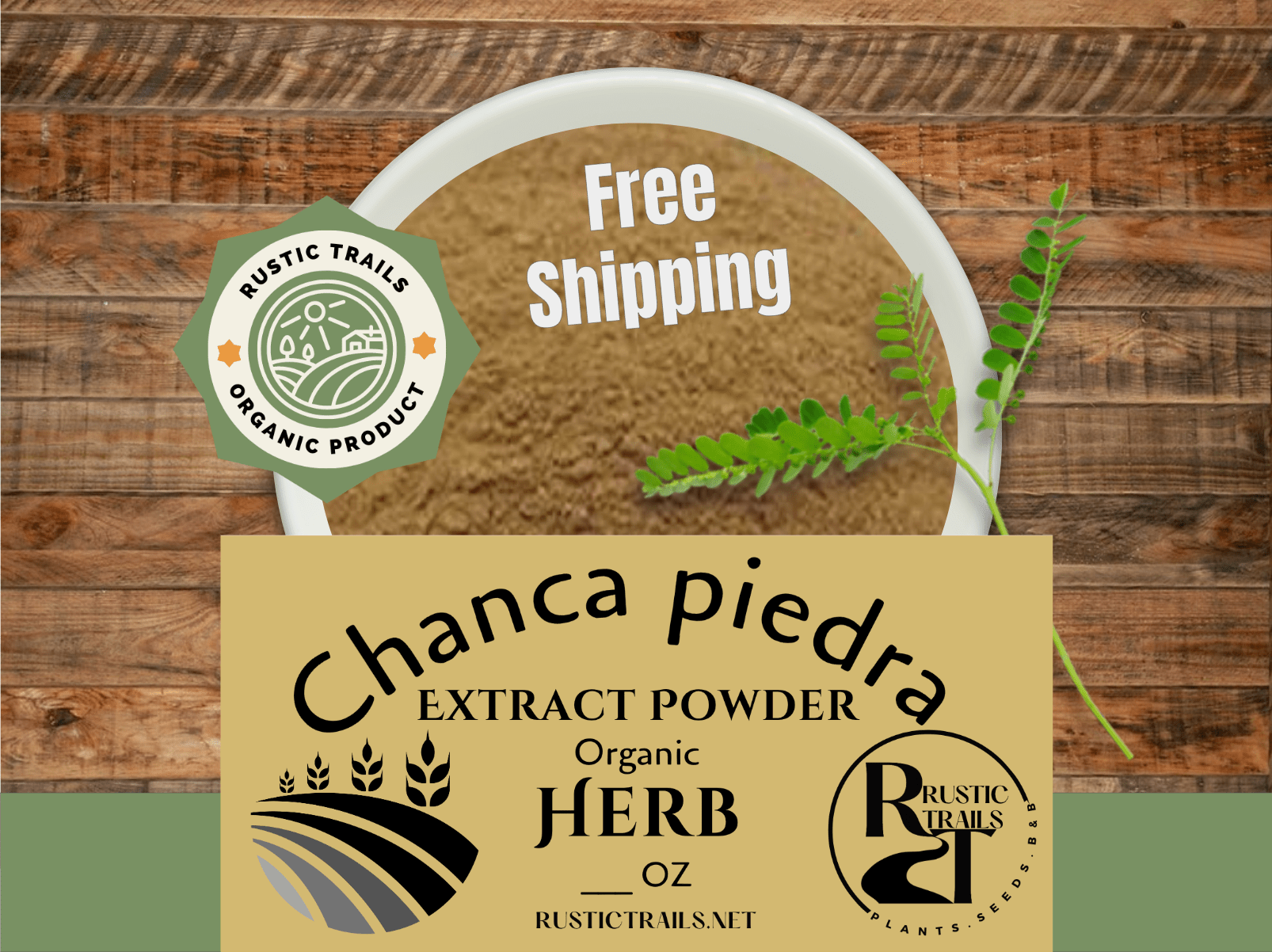Chanca Piedra Powder Extract - Rustic Trails Texas LLC