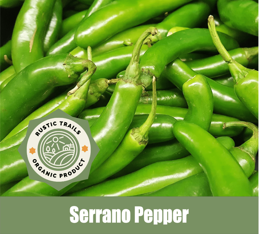 Serrano Pepper - Rustic Trails Texas LLC