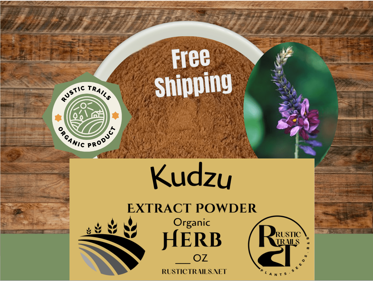 Kudzu Powder Extract - Rustic Trails Texas LLC